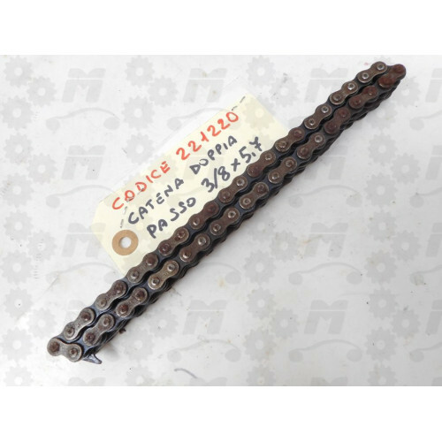 Chain for Transmission Industrial Type A Rollers Double Step Ø 3/8x5.7 ...