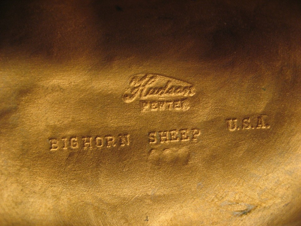 Vintage Hudson Pewter Co. H. Wilson Bighorn Sheep Pewter Figurine about ...