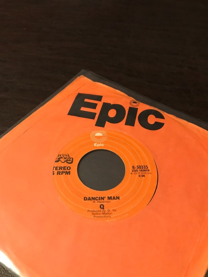 Q - LOVE POLLUTION AND DANCIN MAN - 45 RPM RECORD | eBay