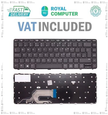 HP ProBook 430 440 G3 G4 640 G2 G3 Keyboard UK Layout 822340-031 840791 ...