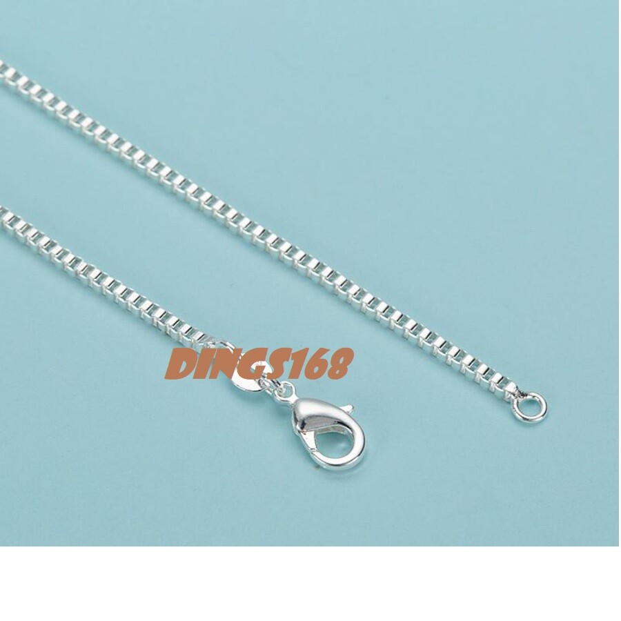 Genuine 925 Sterling Silver Tarnish-Free 16" ~ 32INCH Italian Box Chain ...