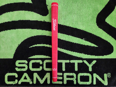 RARE SCOTTY CAMERON 3 CROWN RED FULL CORD PUTTER GRIP⛳65G-10.25" | eBay