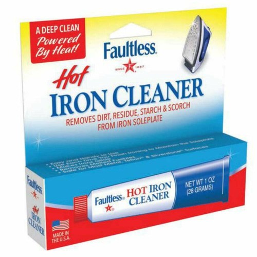 FAULTLESS Hot Iron Sole plate CLEANER & BURN REMOVER | eBay