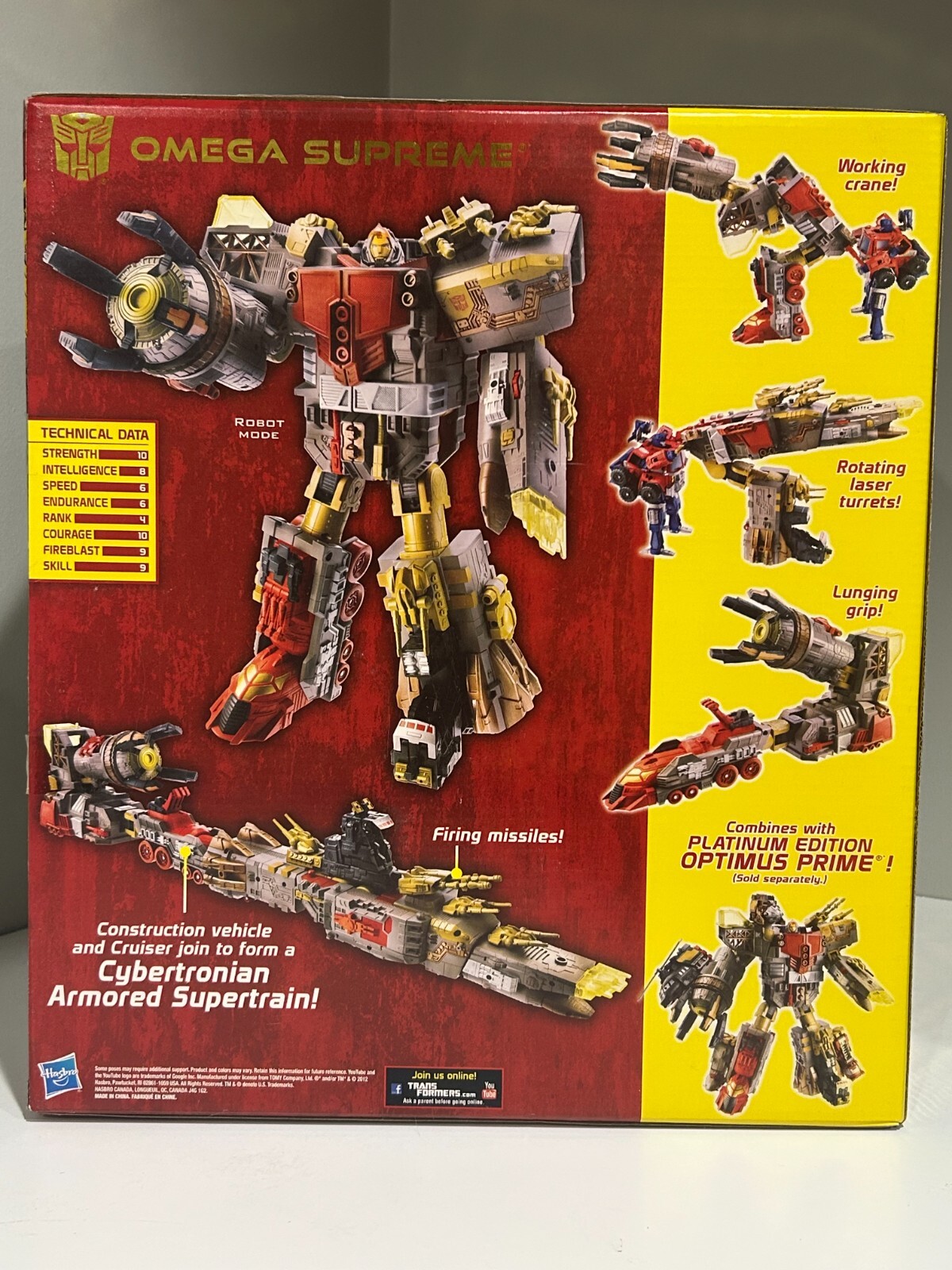 Hasbro Transformers - Year Of The Snake Omega Supreme - Platinum ...