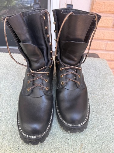Nicks Handmade Regular Toe Work 8" Boots Men’s Size 10 Builder Pro ...