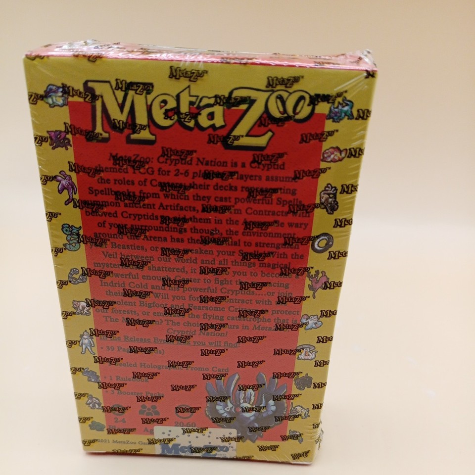 MetaZoo TCG: Cryptid Nation Release Event Box 2nd Edition FREE POSTAGE ...
