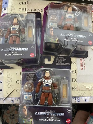 3X Disney Pixar Lightyear Crystal Grade XL-13 Buzz Lightyear Action ...