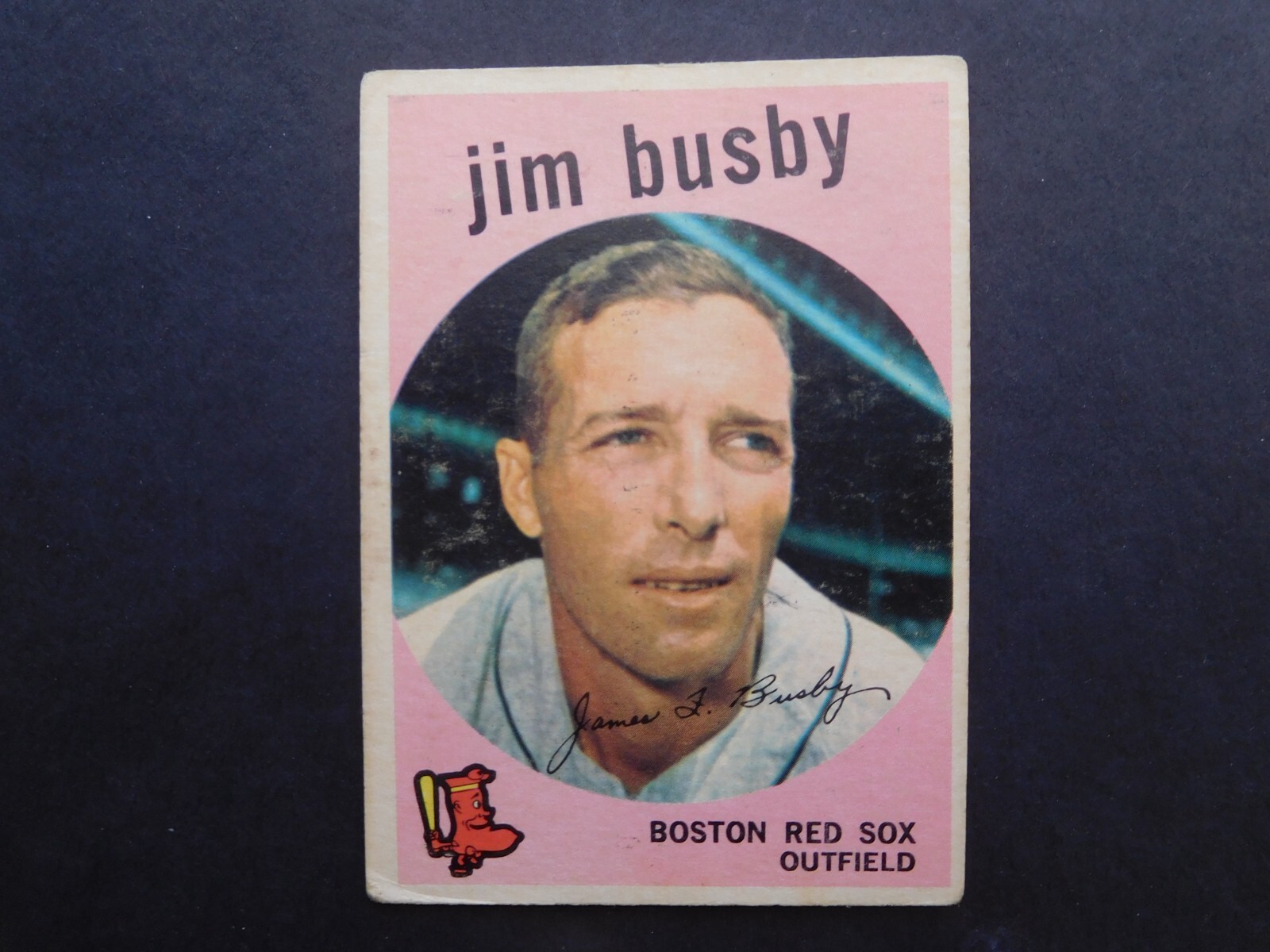 JIM BUSBY BOSTON RED SOX 1959 TOPPS CARD #185 | eBay