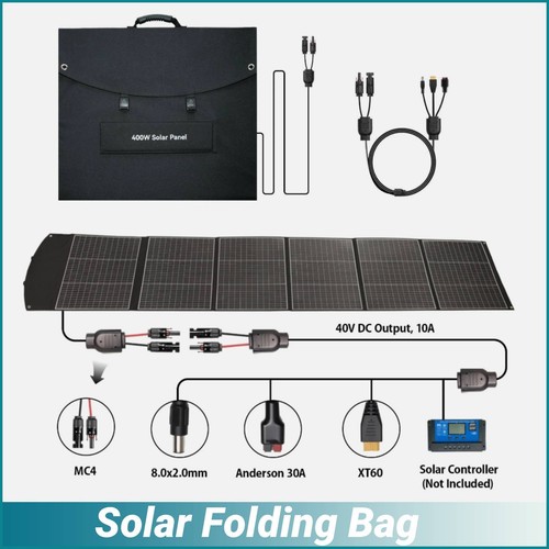 400W High Efficiency Foldable Portable Solar Panel Waterproof and ...