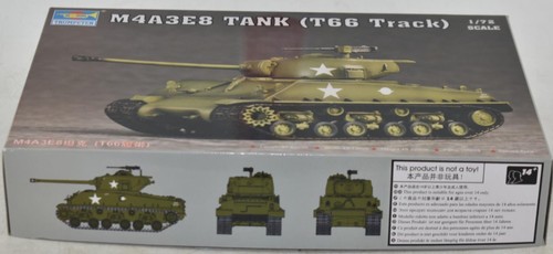Trumpeter M4A3E8 Tank w/T66 Tracks - Plastic Model 1/72 NEW In Box ...