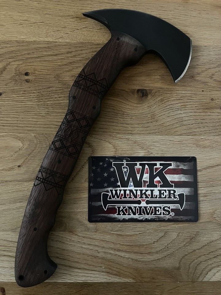Winkler RnD Full Size Axe Walnut Tribal - Winkler Knives, RMJ, Winkler ...