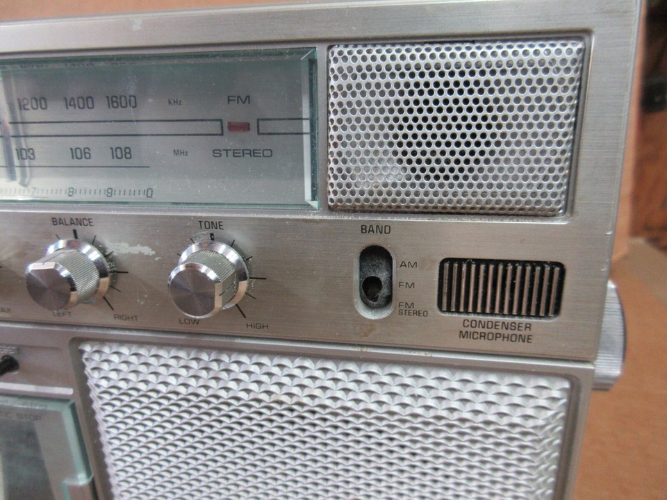 1980s GE General Electric 3-5254a Boom Box AM/FM Radio Cassette Player ...