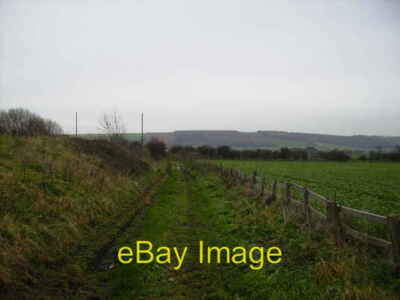 Photo 6x4 Access track to fields running alongside the A64 Staxton ...