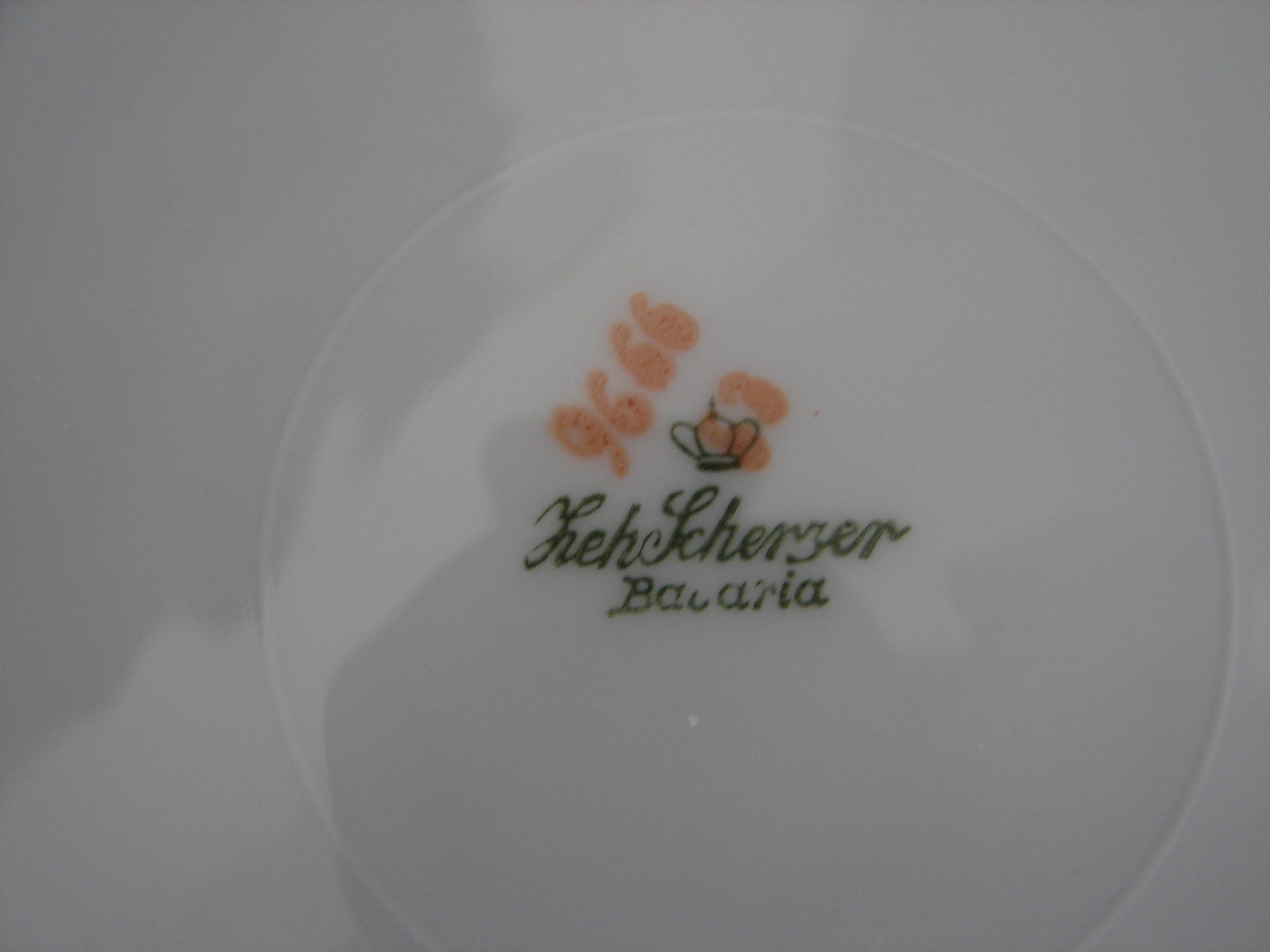 Zeh Scherzer Z S & Co German Bavaria Porcelain Dessert Set - Platter ...