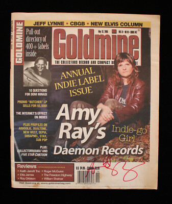 Autographed Hand Signed Indigo Girls " Goldmine " Magazine - May 13 ...