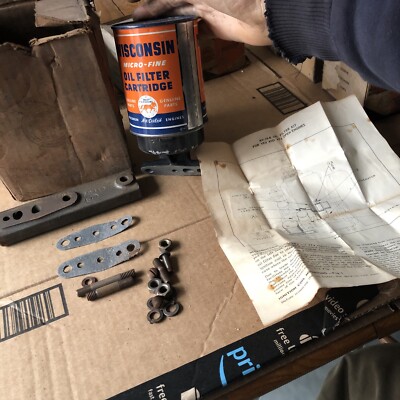 WISCONSIN ENGINE VH4D VF4D VG4D VE4 OIL FILTER BASE ASSEMBLY RV52A1 ...