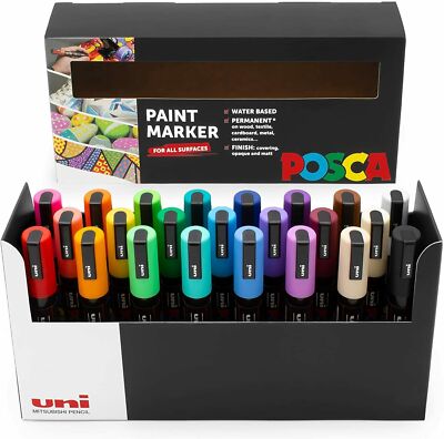 Posca Paint Marker Art Pens Waterproof Permanent Pen Car Tyre Metal ...