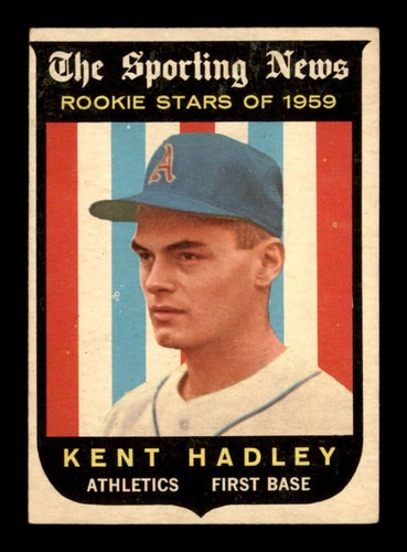 1959 Topps #127 Kent Hadley RS RC EX/EX+ X2775118 | eBay