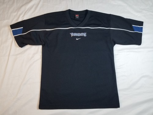 Vtg Nike Team Minnesota Timberwolves Shooting Shirt M Black Stitch Y2K ...