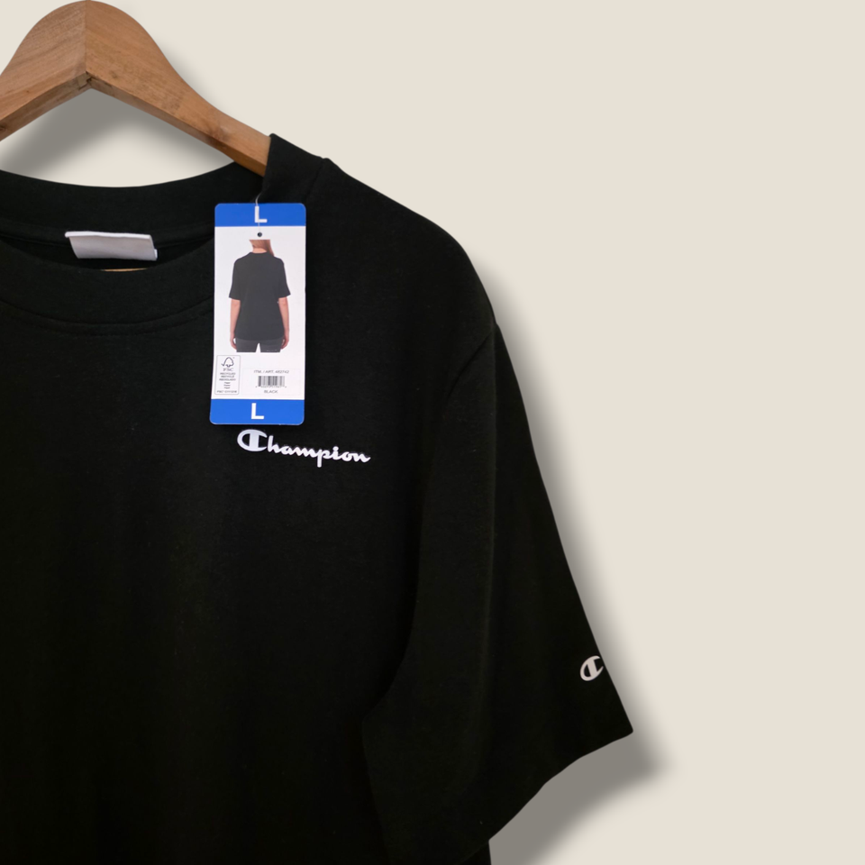 Black Heavyweight Champion Elite Tee Ladies Size Large – New | eBay UK