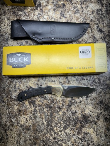 BUCK KNIFE - #113 RANGER FIXED BLADE - 7 1/4" OVERALL LENGTH + LEATHER ...