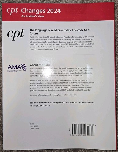 CPT Changes 2024 An Insider's View American Medical Association ...