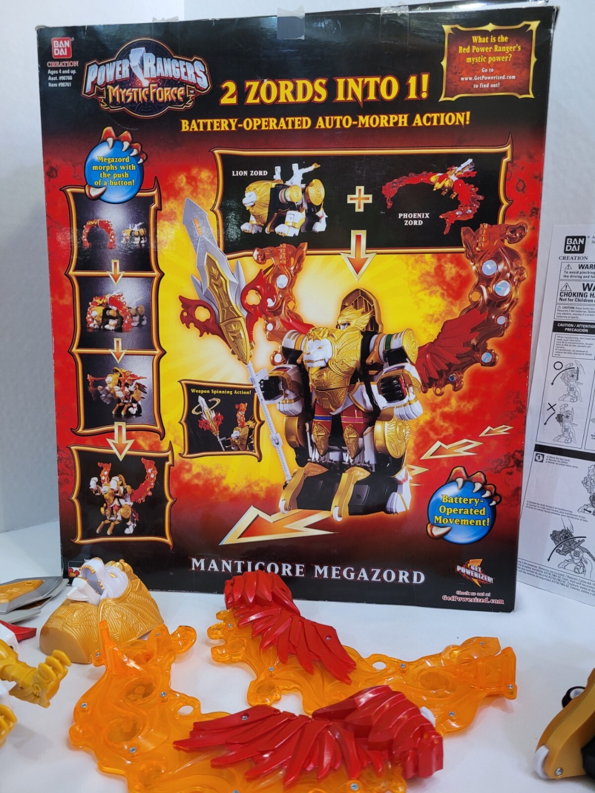 Power Rangers Mystic Force Manticore Megazord , Bandai 2006 | eBay