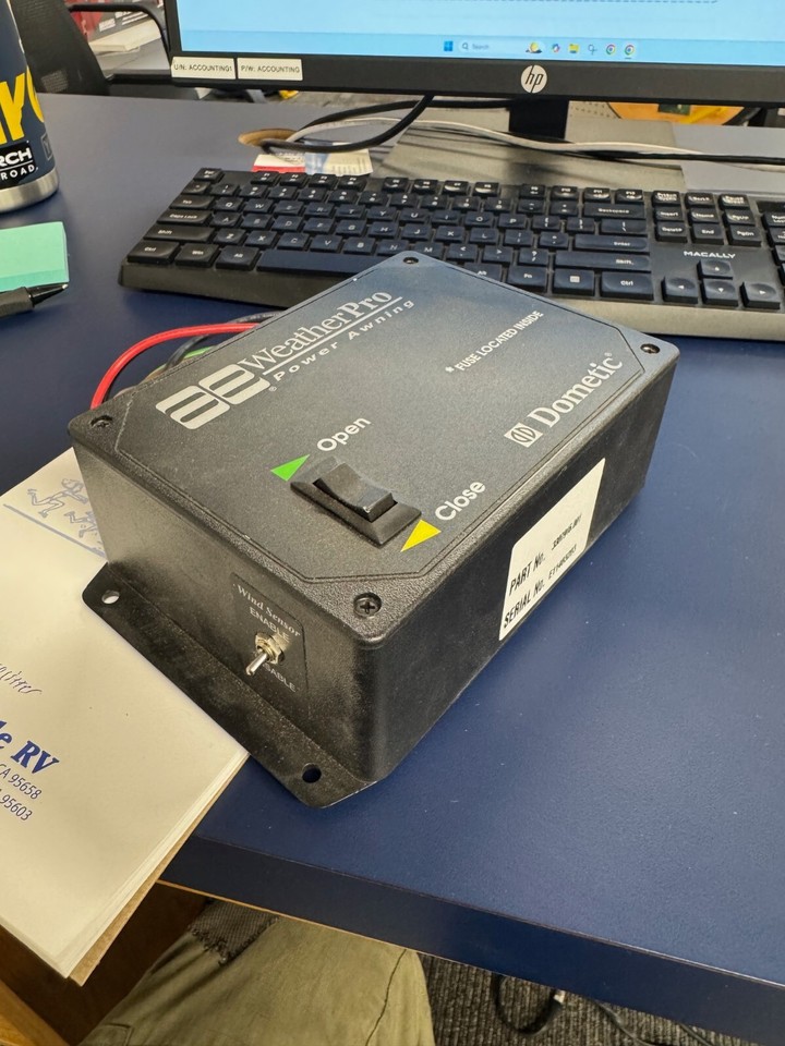 weather pro power awning wind sensor control box #3307916.001 | eBay