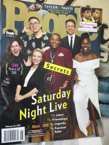 PEOPLE 2/10/25 SATURDAY NIGHT LIVE SHABOOZEY MEGHAN TRAINOR | eBay