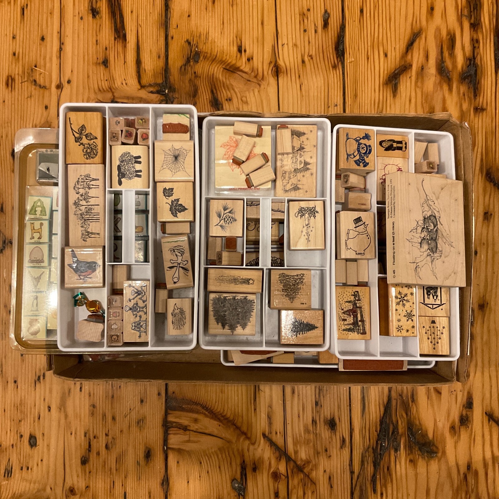 Lot of 160 Assorted Rubber Stamps Animals Seasons Nature Holidays ...