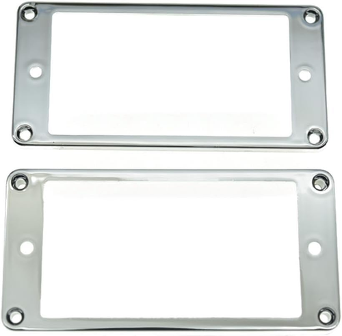 1 Set Guitar Curved Chrome Humbucker Pickups Rings Frames Fit Epiphone ...