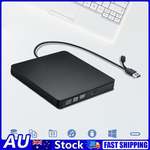 DVD/CD-ROM Case Leather Grain DVD CD-ROM Player Enclosure Non-slip for ...