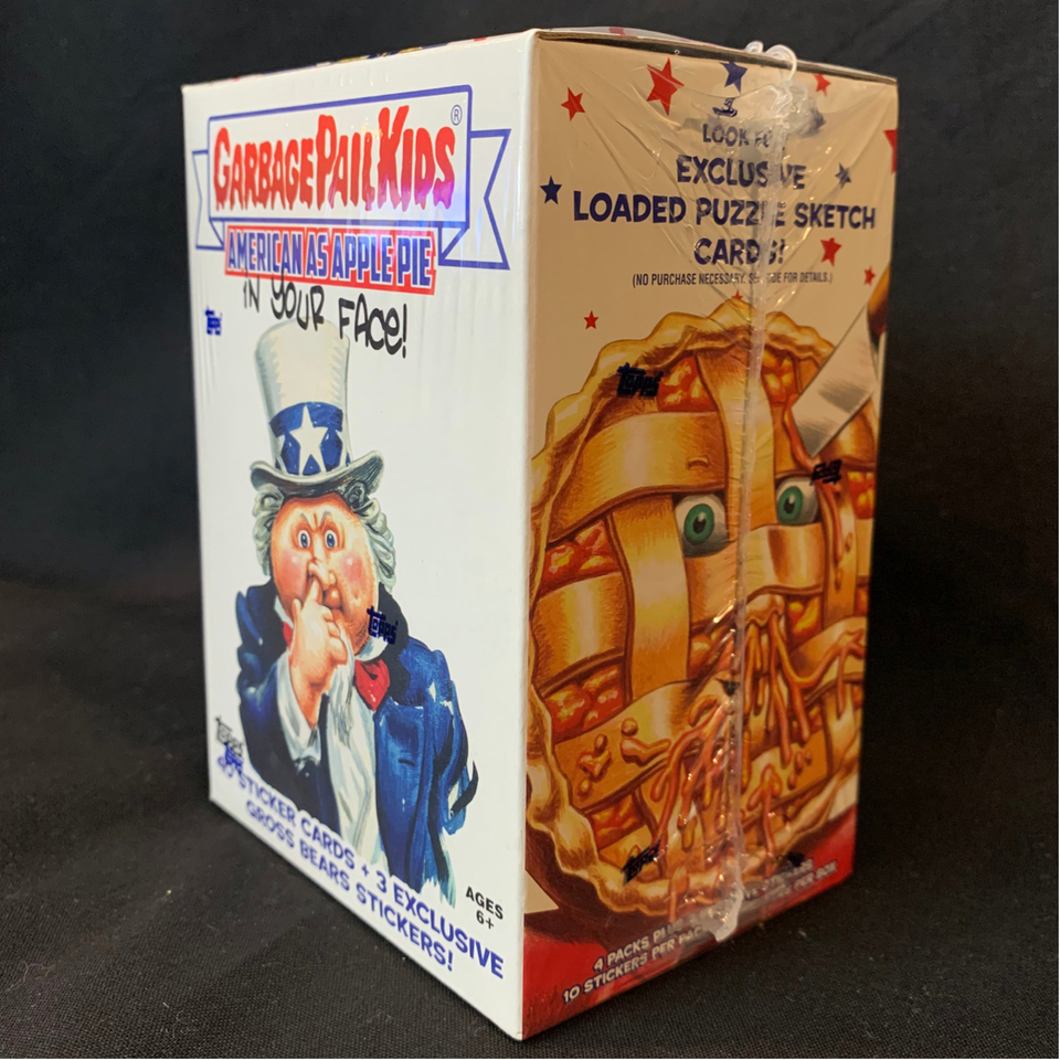2016 GARBAGE PAIL KIDS AMERICAN AS APPLE PIE BLASTER BOX SKETCH AUTO ...