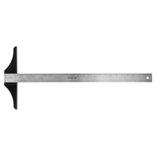 24 Inch T Square Traditional Stainless Steel Graduated Inch and Pica ...