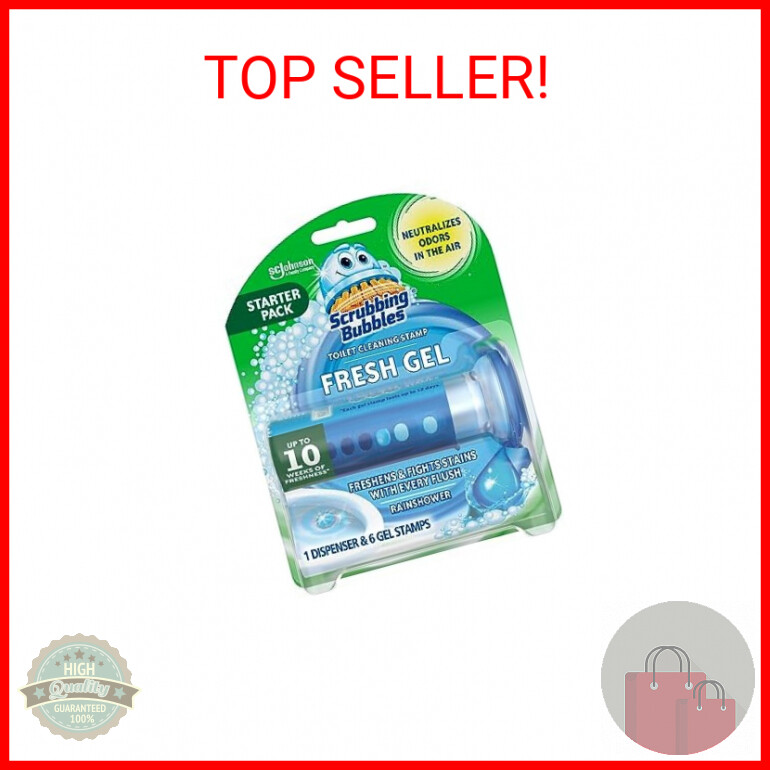 Scrubbing Bubbles Toilet Gel Stamps, Fresh Gel Toilet Cleaning Stamps ...