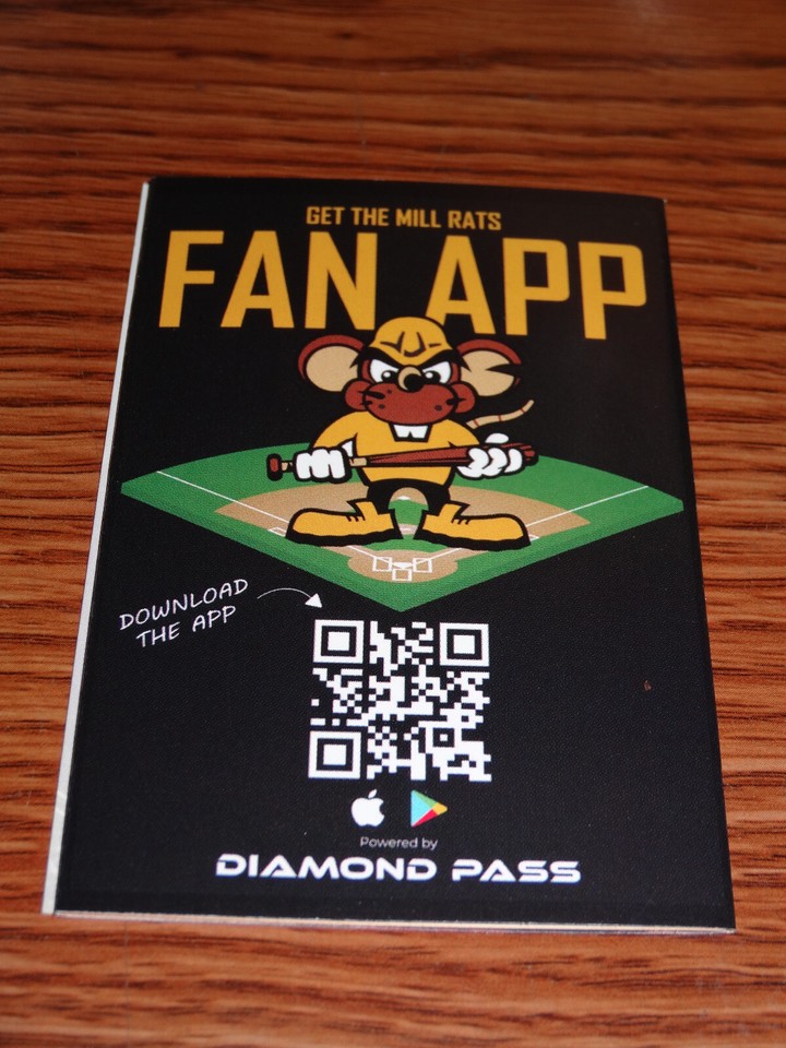 2025 Johnstown Mill Rats Baseball Pocket Schedule - Prospects League | eBay