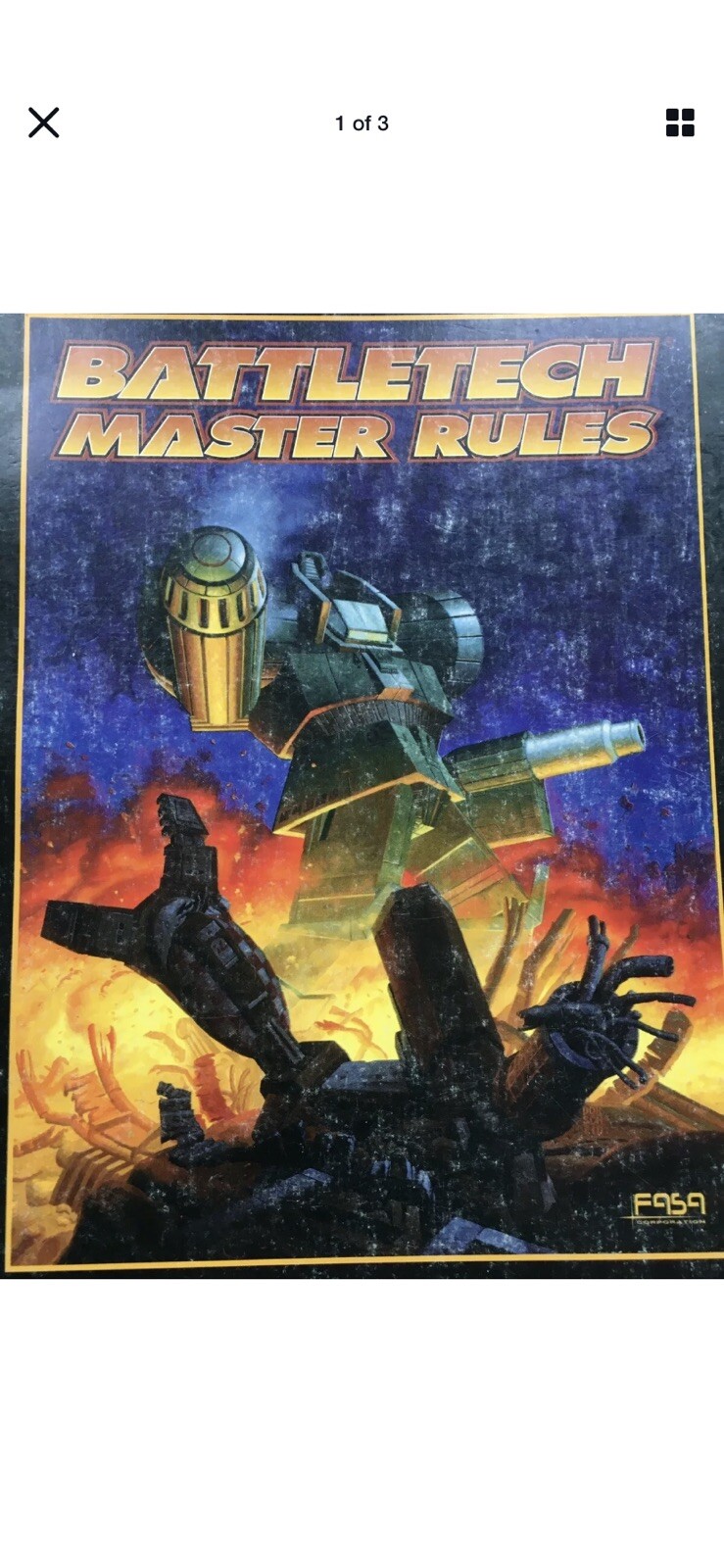 BattleTech:Master Rules 1707 | eBay