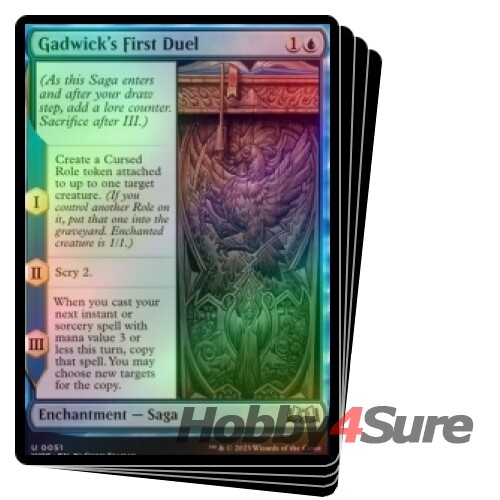 Foil Gadwick's First Duel X4 M/NM Magic: The Gathering MTG Wilds Of ...