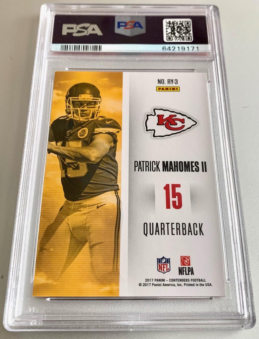 2017 Panini Contenders - Rookie of the Year Contenders Patrick Mahomes ...