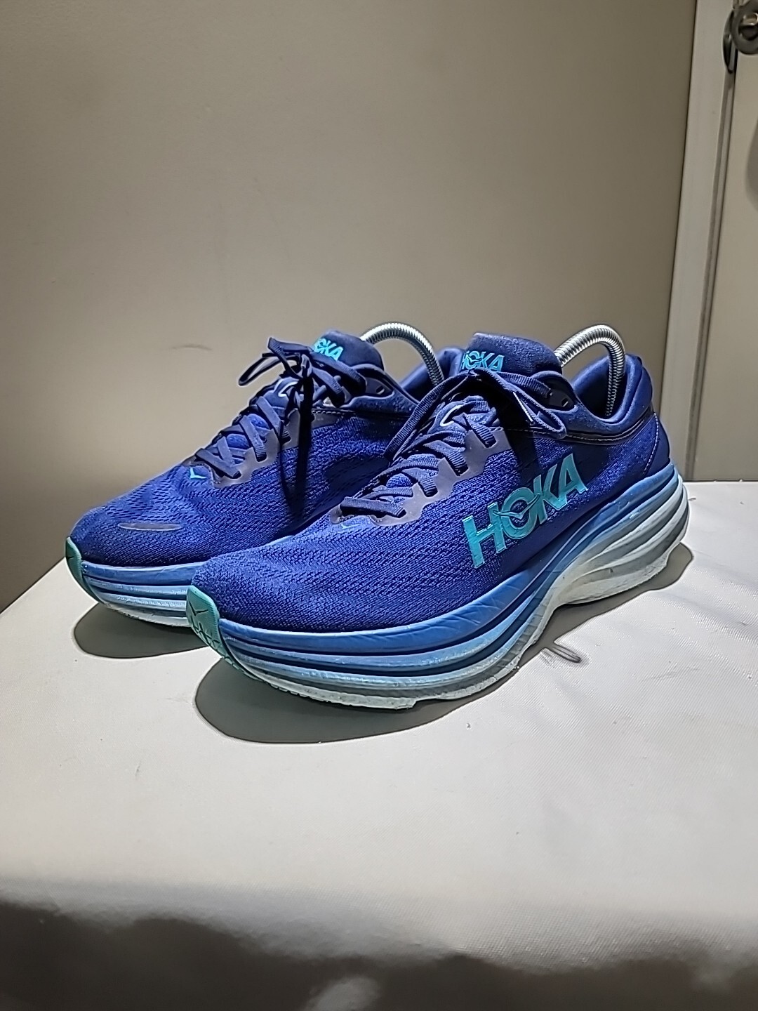 Hoka One One Bondi 8 - Blue - 1123202 BBBG - Men's Si… - Gem