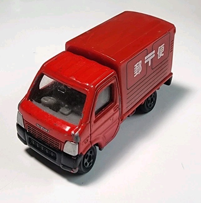 Tomy Tomica #90 Red Suzuki Carry 1/55 Diecast/Plastic Mail Delivery ...
