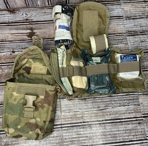 US Military Individual First Aid Kit Pouch OCP Multicam With Insert ...
