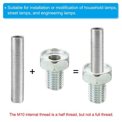 5pcs M16x2 to M10x1 Hex Thread Reducing Connector Nut Screw Sleeve ...