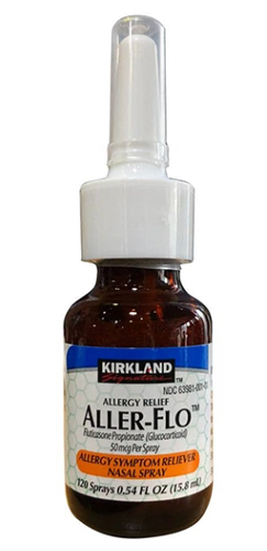 Kirkland Aller-Flo 50mcg Nasal Spray Fluticasone Compare to Flonase Exp ...