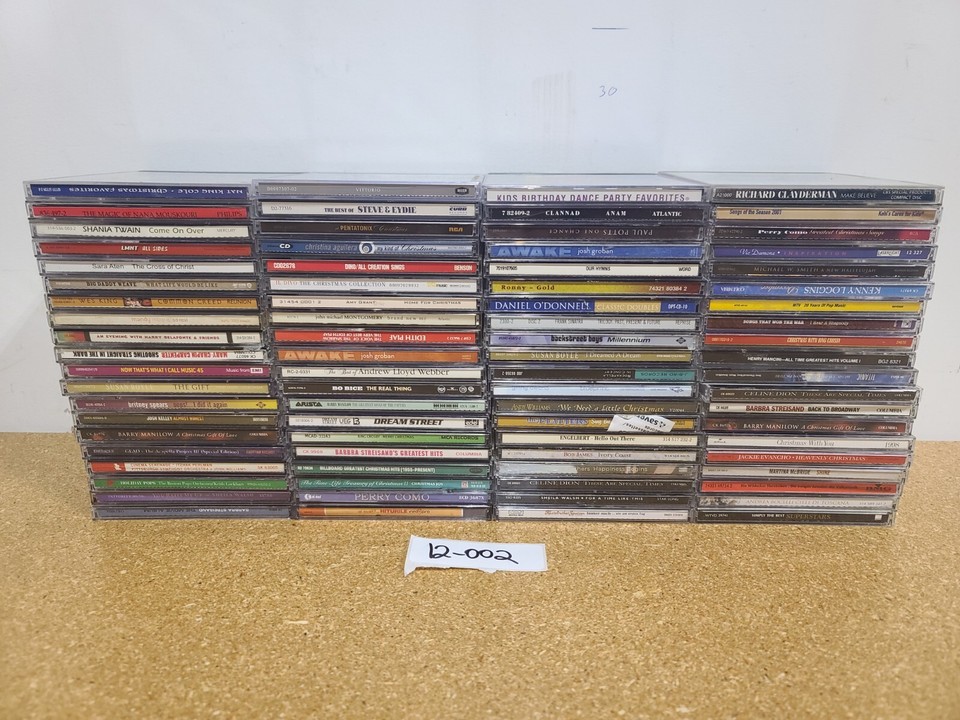 80 Lot Wholesale Random Assorted Audio CDs With Case & Original Artwork ...