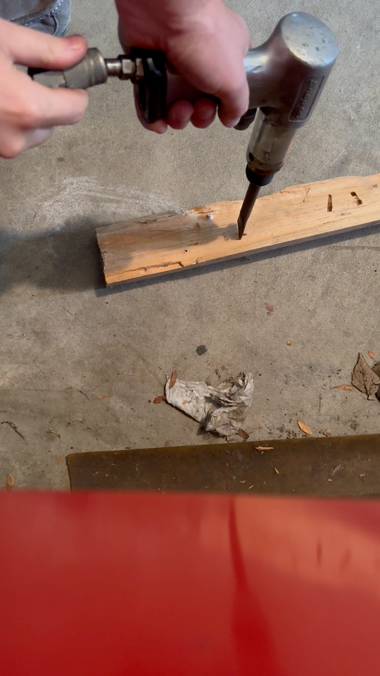 VTG Snap On Tools USA Air Impact Hammer Pneumatic Gun Chisel Heavy Duty ...