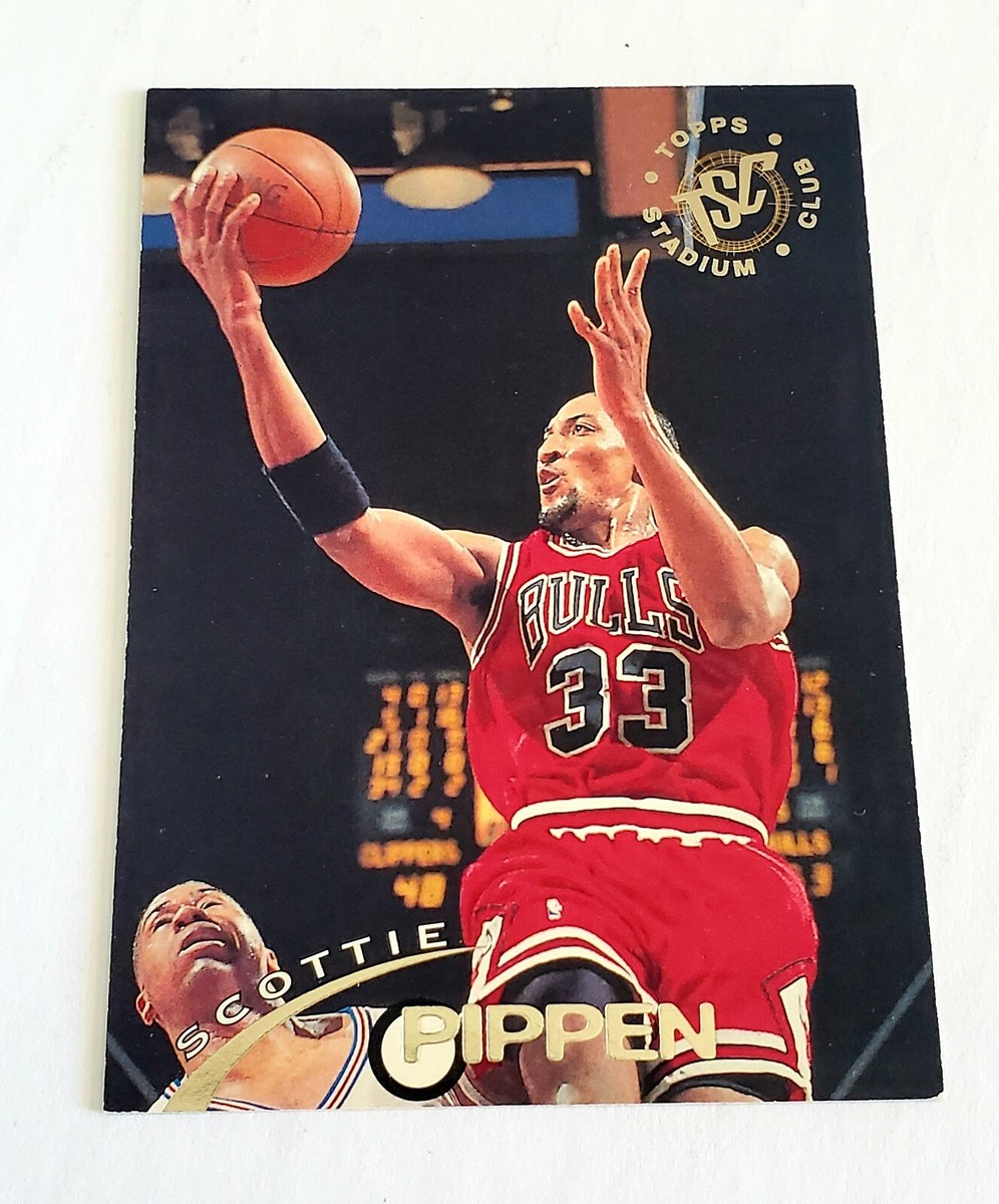 SCOTTIE PIPPEN 1993-94 TOPPS STADIUM CLUB #33 CHICAGO BULLS SCOTTIE PIPPEN 1993-94 TOPPS STADIUM CLUB #33 CHICAGO BULLS