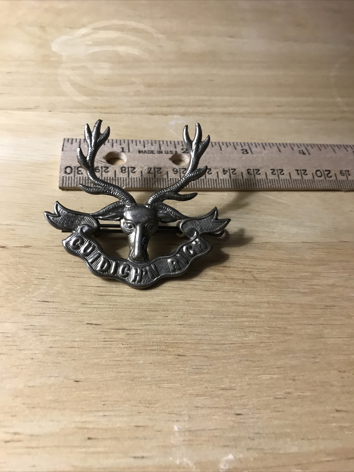 VINTAGE GUIDICH’N RICH SCOTTISH STAG PIN - Gem