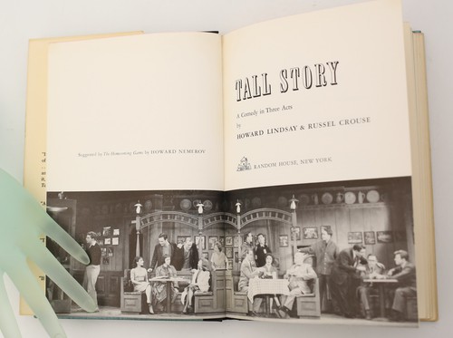 Howard Lindsay & Russel Crouse Tall Story 1959 1st Ed DJ Estate of ...