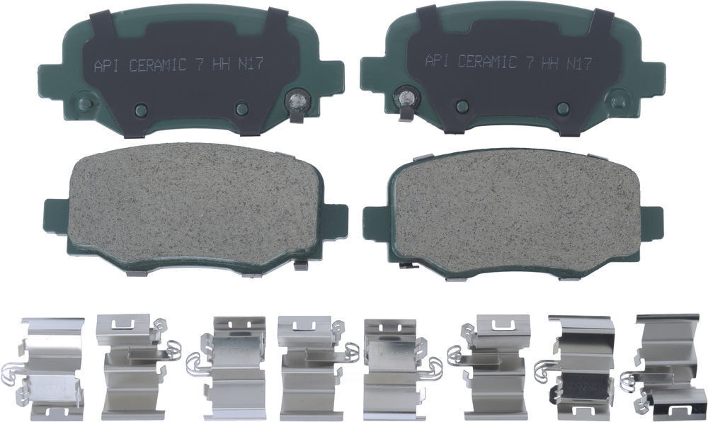Disc Brake Pad Set-PCT Ceramic Disc Brake Pad Autopart Intl 1412-507667 ...